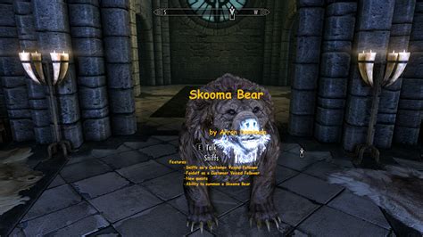 Skooma Bear Special Edition Version Addon Elder Scrolls V Skyrim Moddb