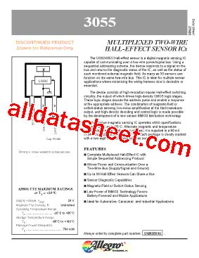 3055 Datasheet(PDF) - Allegro MicroSystems