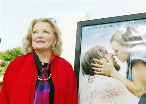 The Notebook Star Gena Rowlands Has Alzheimers Like Character