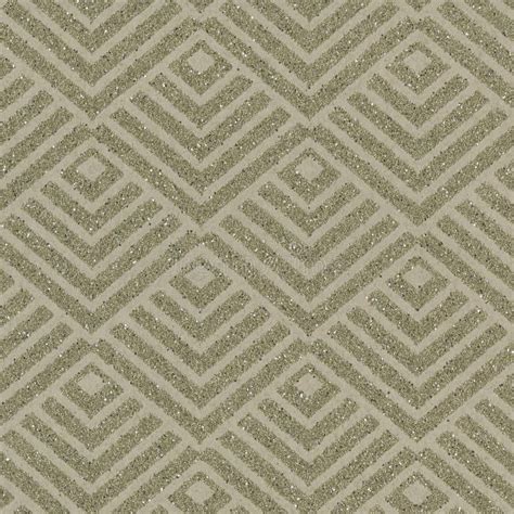Taupe Sparkling Wallpaper Texture With Geometric Pattern And Gold Flecks Stock Illustration