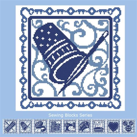 Sewing Blocks Thimble Pinoystitch