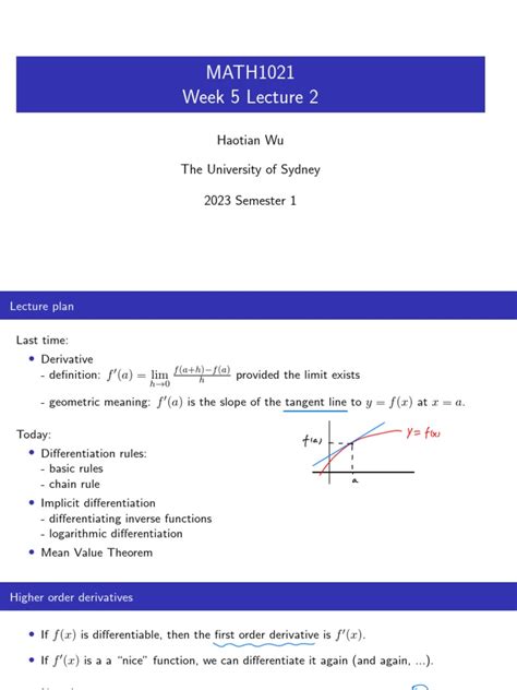 w5l2 updated complete pdf function mathematics derivative