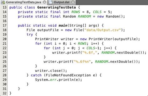 Java Data Analysis Programs Geraclothing