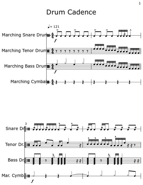 Marching Snare Drum Cadence At Harold Chappell Blog