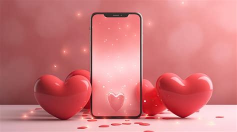 Premium Photo Love Design Backdrop