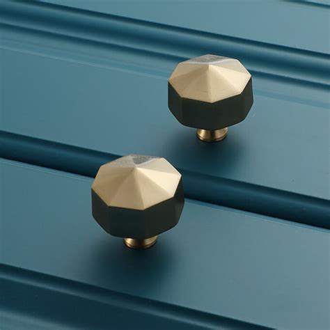Solid Brass Kitchen Knobs Octagon Archipro Au