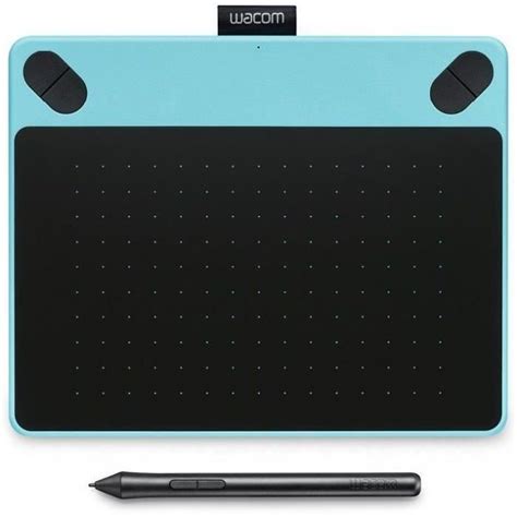 Occasion Wacom Intuos Small Tablette Tactile Pen And Touch Art Bleu Cdiscount Informatique