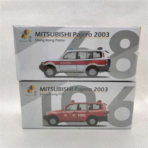 Jual Tiny Diecast Mitsubishi Pajero Hong Kong Police Dan Pemadam Di
