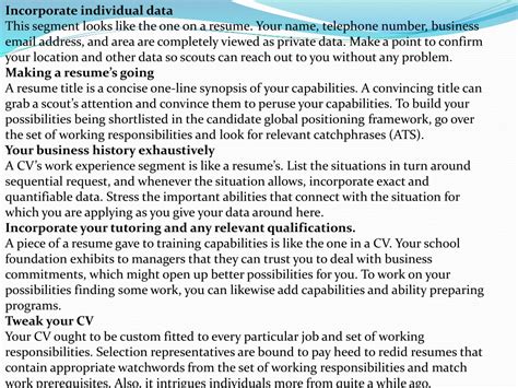 PPT Difference Between CV Resume And Biodata PowerPoint Presentation ID