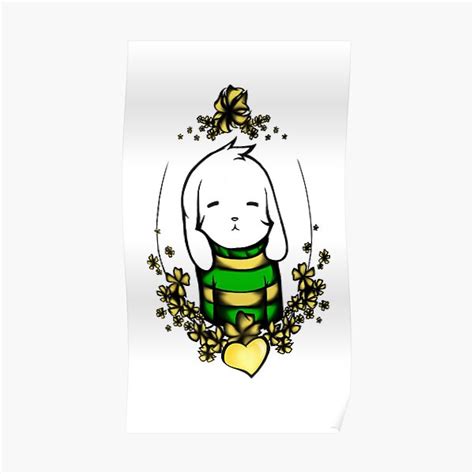 ~asriel~ His Theme Poster For Sale By Nerdzillaftw Redbubble