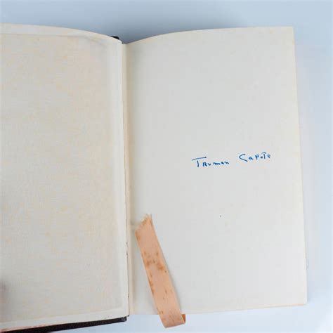 Truman Capote Signed Truman Capote Limited Edition Leather Bound Book