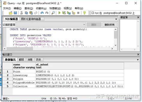 Postgis教程六：几何图形（geometry）