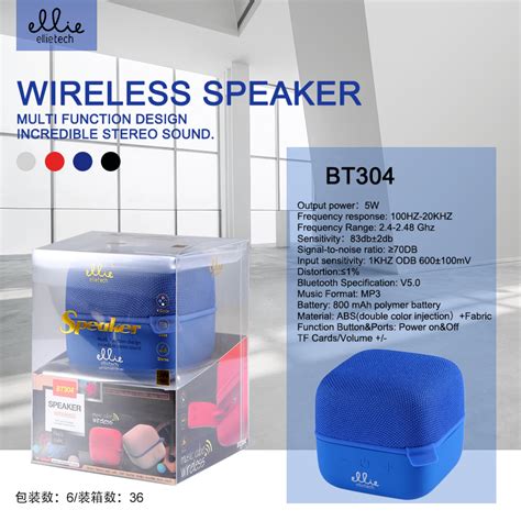 Ellietech Bt304 Altavoz Bluetooth 5w Cellb2b