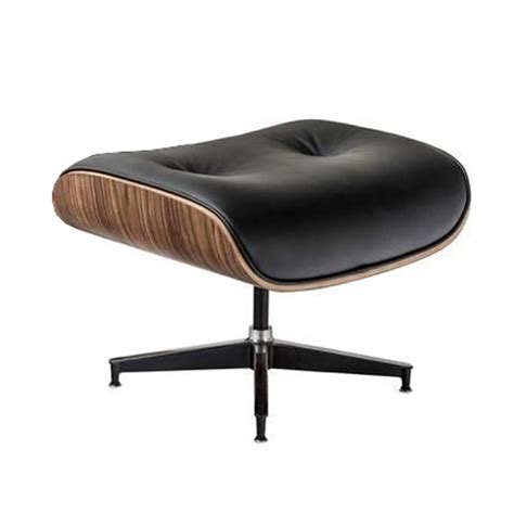 Otoman By Charles Eames Din Piele Neagra Green 900 Idashop