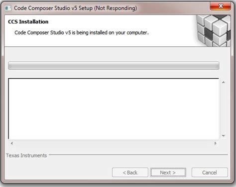 Error During Installation Code Composer Studio Forum Code Composer