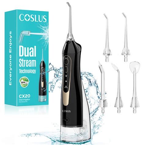 Coslus C20 Cordless Water Dental Flosser Pick 300ml Portable Oral