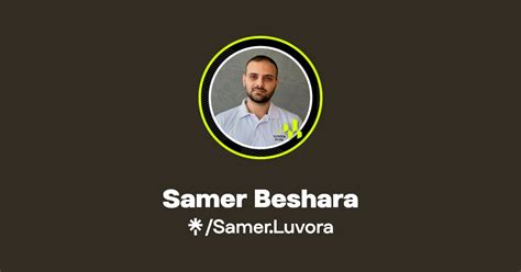Samer Beshara Instagram Facebook Tiktok Linktree