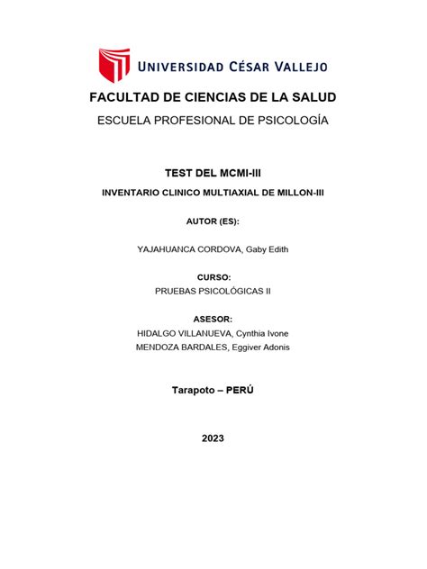 Micm Iii Pdf Ansiedad Sicología