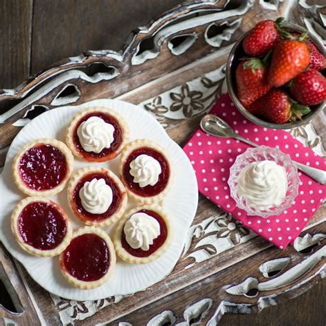 Cream Tea Strawberry Tarts Recipe Jam Tarts