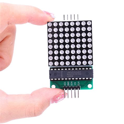 Max7219 Dot Led Matrix Module Mcu Control Module 8x8 Output Input