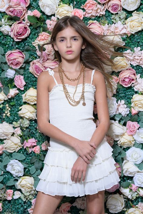 Tween Meri Solid Sheer Dress Katiejnyc