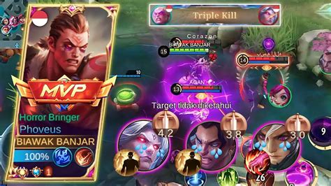 Phoveus Best Build Gameplay Hero Phoveus Phoveus Mobile Legends