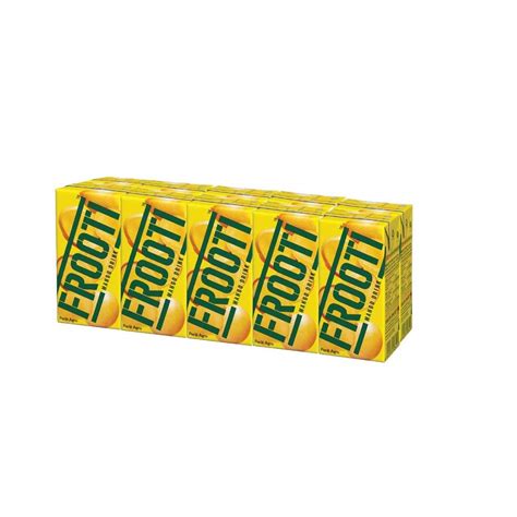 Frooti Tetra No Preservatives 160 Ml Pack Of 10 Mixed Fruit