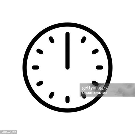 Midnight Clock Clipart