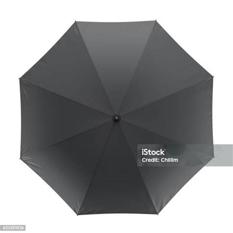 흰색 배경에 고립 된 어두운 우산 3d 그림 우산에 대한 스톡 사진 및 기타 이미지 우산 꼭대기 상단 부분 Istock
