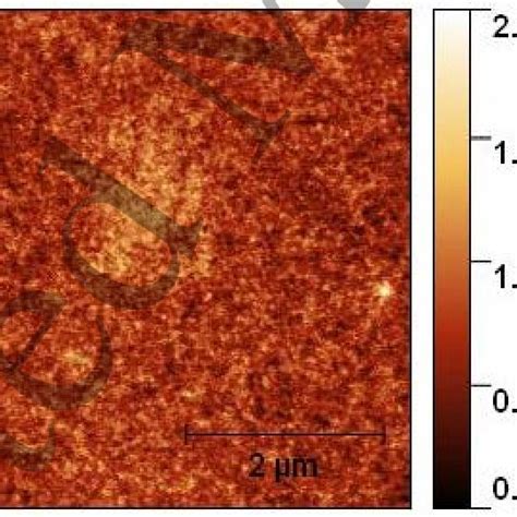 Afm Image Of Si Wafer Surface After Removing Thermal Sio2 Layer By Hf Afm Image Of Si Wafer Surface After Removing Thermal Sio2 Layer By Hf