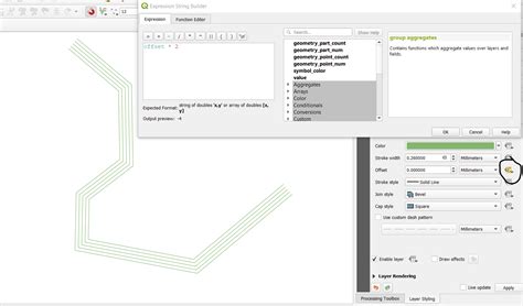 Qgis Different Lines That Run On Top Of Each Other Show As Different