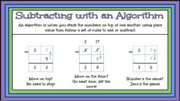 Subtraction Standard Algorithm By TLTussing TPT