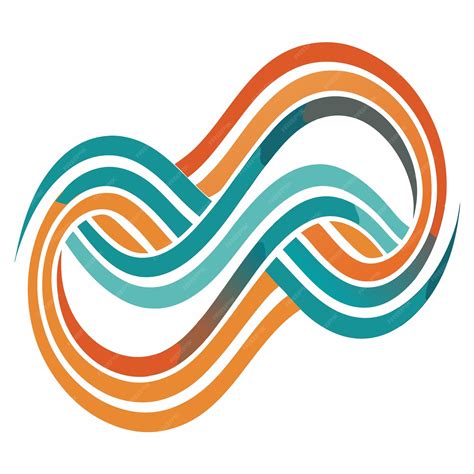 Wavy Overlapping Lines Fluid And Dynamic Movement Design Premium Ai Generated Vector