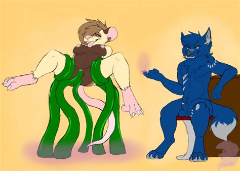 Rule 34 Anthro Binder Restraint Canid Canine Canis Double