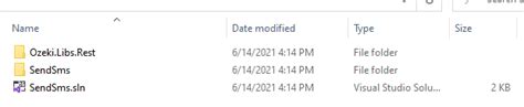 Vb Send Sms With The Rest Api Code Sample