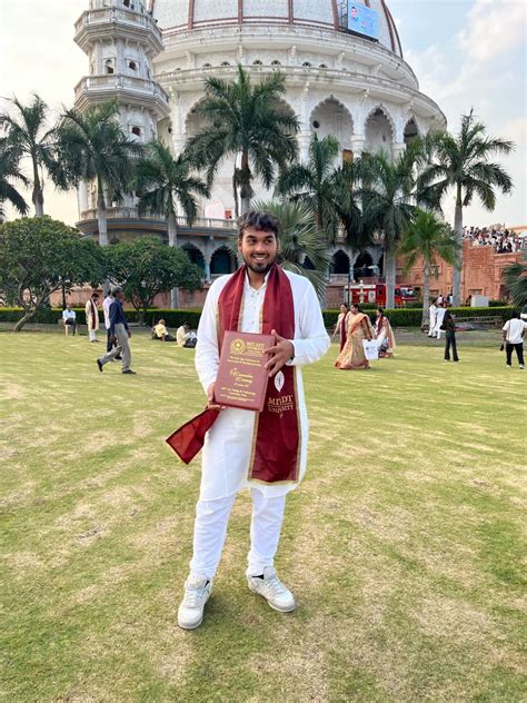 Graduated With A Btech In Computer Science Engineering Namo Pandey