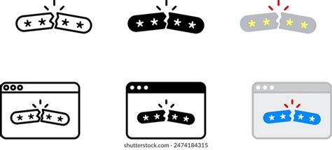 Password Phishing Hack Icon Vector Stock Vector Royalty Free