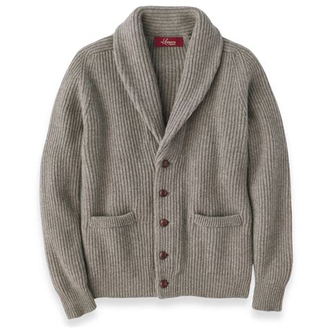 Mens Cashmere Shawl Collar Cardigan The Lanam Shop