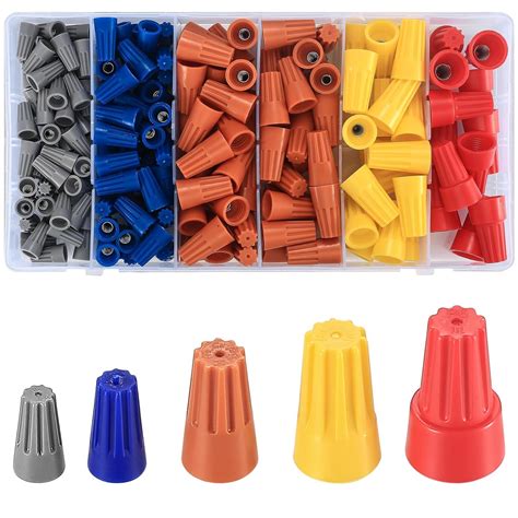 Dianzhu 180 Pcs Wire Connectors Insulating Insert Twist Electrical