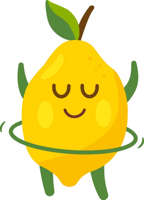 Lemon Cartoon Character 19956062 Png