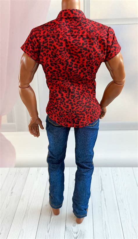 Realistic Clothes For Adonis Doll Leopard Shirt Fir Adonis Body