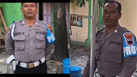 Sosok Bripka Agus Polisi Viral Nyambi Jualan Es Teh Cup Jumbo Tak Malu
