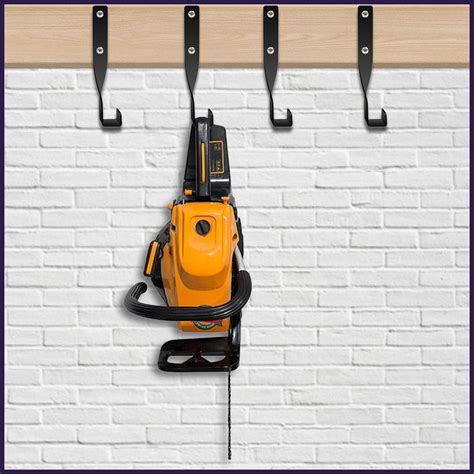 String Trimmer Hanger Heavy Duty ตะขอโซ่ติดผนัง 2 ชิ้นโรงรถตะขอ Multi