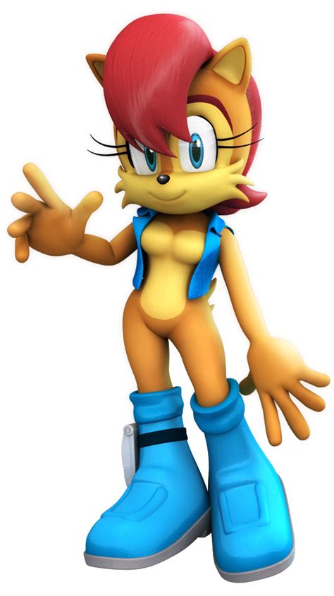 Princess Sally Acorn Sonic The Hedgehog 3d Renders Wiki Fandom