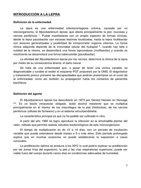 Lepra Descargar Gratis Pdf Lepra Sistema Inmune