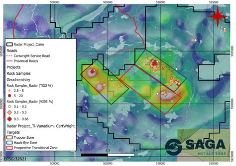 Saga Metals Announces Assay Results From Radar Titanium Vanadium Project Ein Presswire