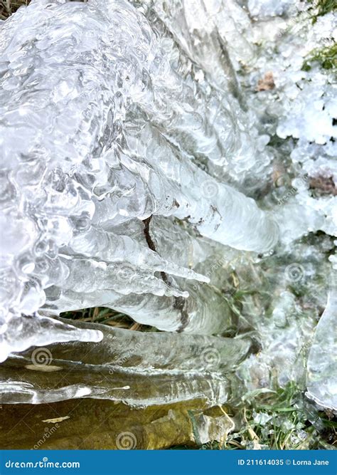 Ice Icical Background Backdrop With Copy Space Stock Image Image Of Froze Backdrop 211614035