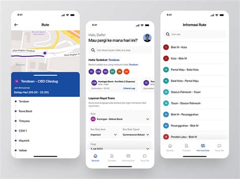 Tije Transjakarta App By Daffa Naufal Fajriansyah On Dribbble