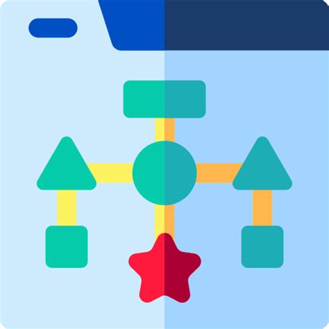 Algorithm Basic Rounded Flat Icon