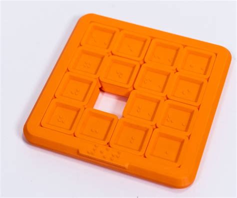 Braille 3d Sliding Puzzle Game